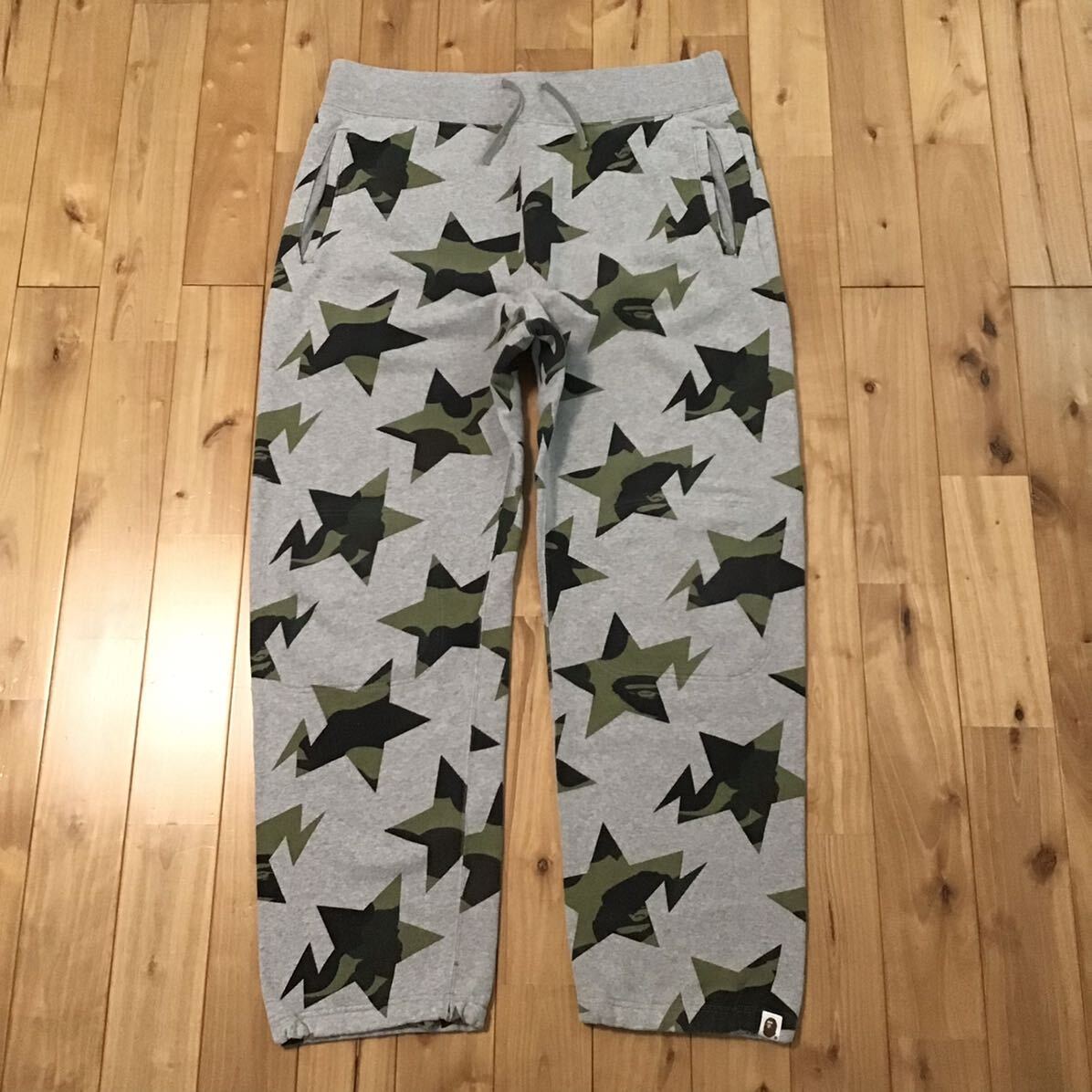 ★XXL★ BAPE STA スウェットパンツ a bathing ape star BAPE camo sweat pants エイプ ベ ...