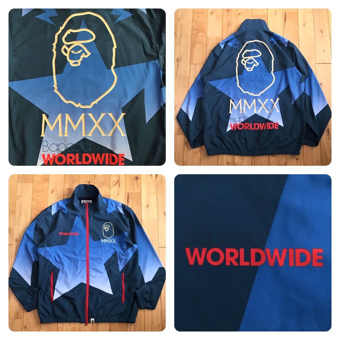 BAPE STA Track Top Jacket Lサイズ a bathing ape star エイプ ベイプ スター アベイシングエイプ ...