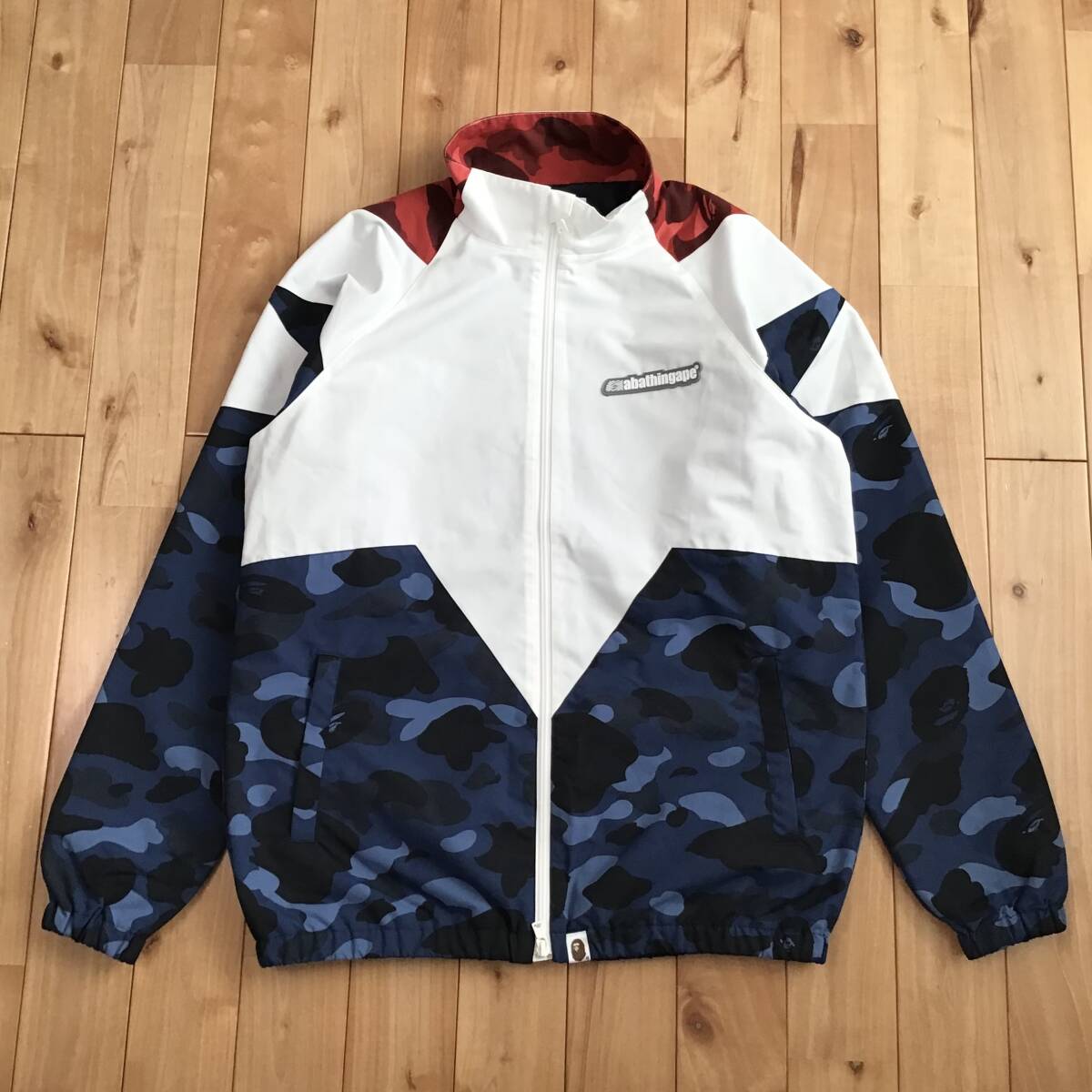 BAPE STA Track Top Jacket Mサイズ a bathing ape star Blue camo エイプ ベイプ スター ...