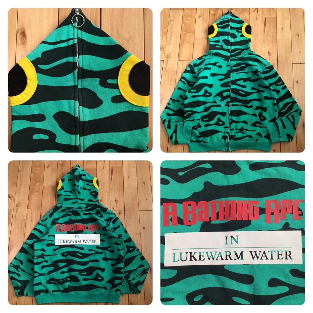 BAPE camo フィッシュ パーカー Mサイズ a bathing ape fish full zip hoodie エイプ ベイプ ...