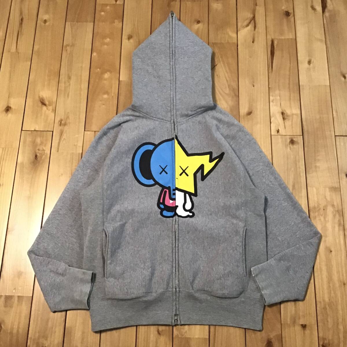 BAPE STA KAWS ANIMAL MILO フルジップ パーカー Sサイズ a bathing ape full zip hoodie ...