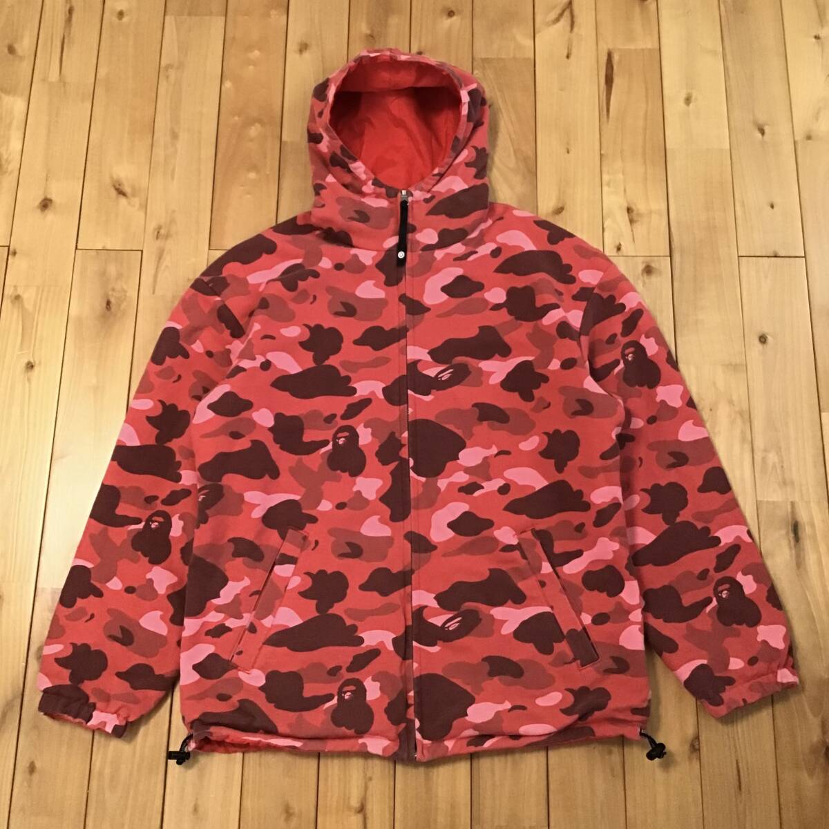 ★リバーシブル★ Pharrell camo パーカー ジャケット Mサイズ a bathing ape BAPE reversible ...