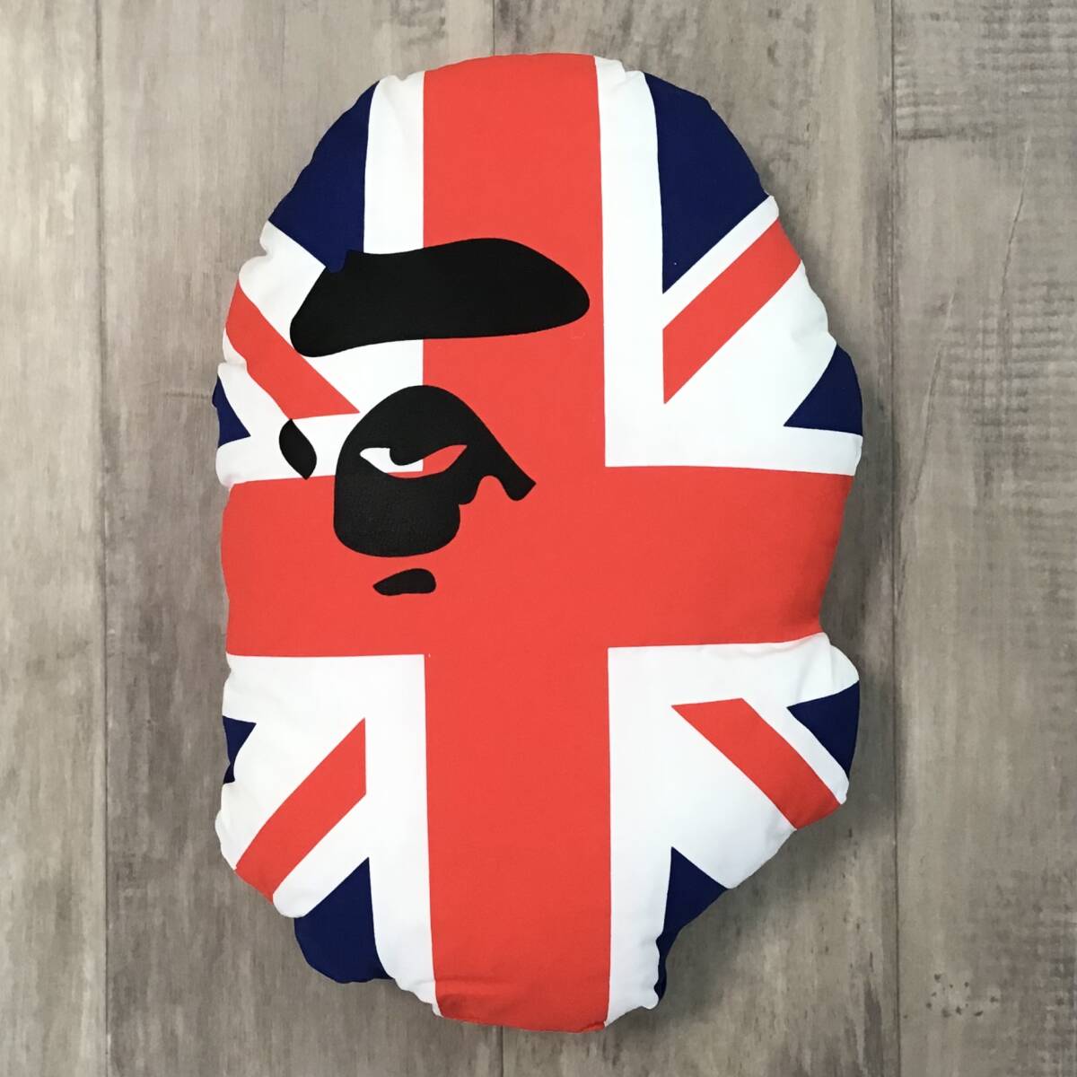 ★新品★ ユニオンジャック APE HEAD クッション a bathing ape BAPE cushion pillow エイプ ベイプ ...
