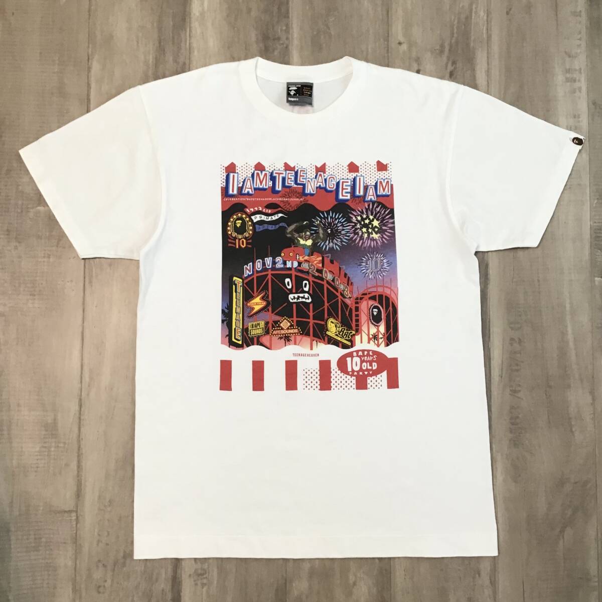 2003年 BAPE 10 year anniversary party Tシャツ Lサイズ a bathing ape sounds BBC ...