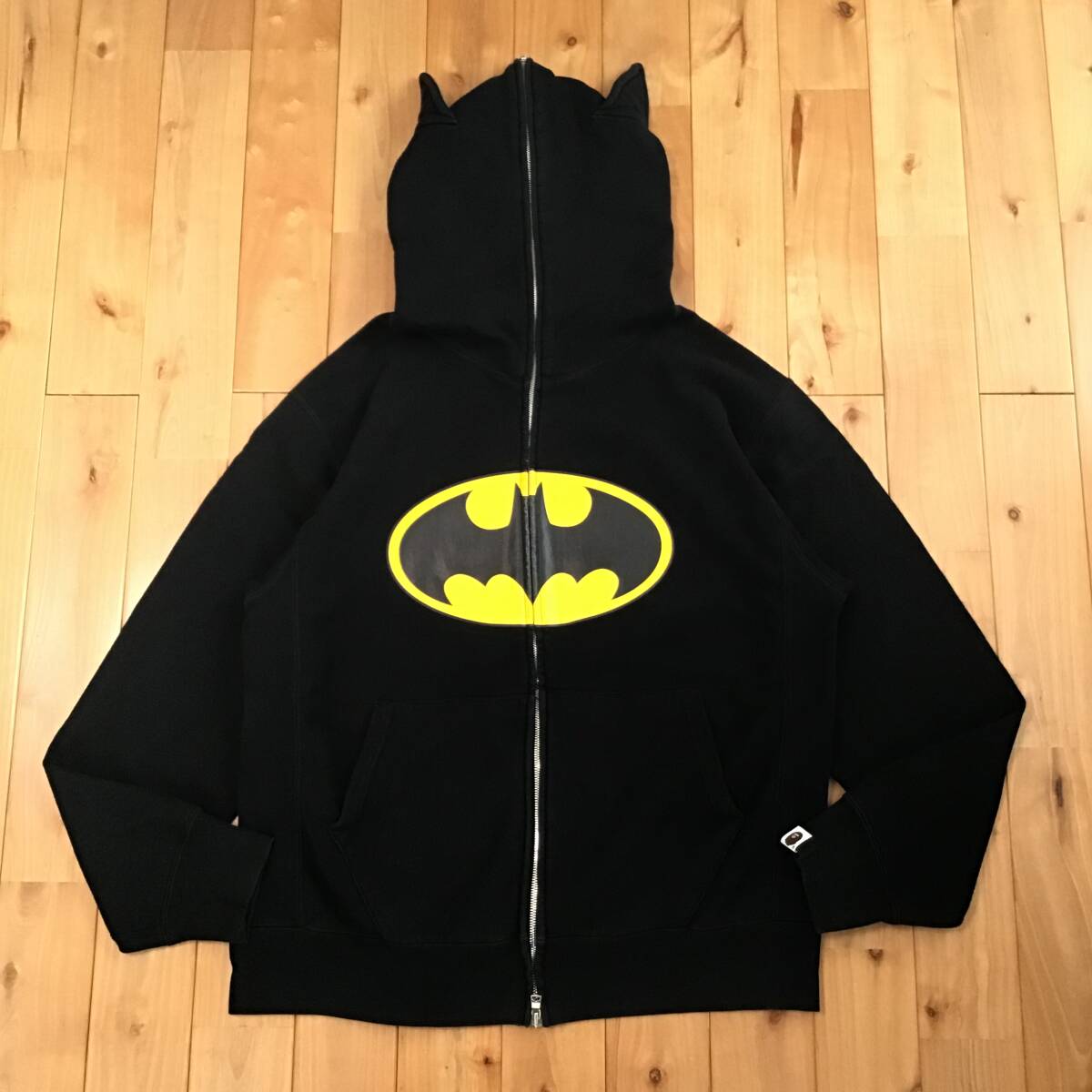 DC Comics × BAPE Batman フルジップ パーカー Mサイズ black a bathing ape hoodie ...