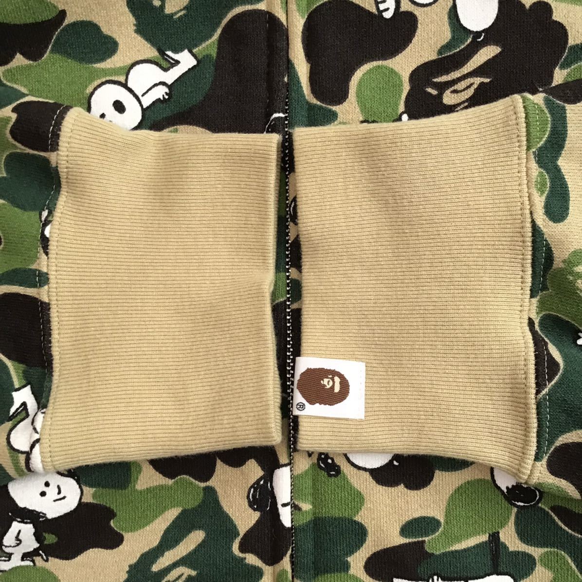 ★XL★ SNOOPY × BAPE ABC camo パーカー a bathing ape bape full zip hoodie スヌーピー エイプ ベイプ アベイシングエイプ 迷彩 ...