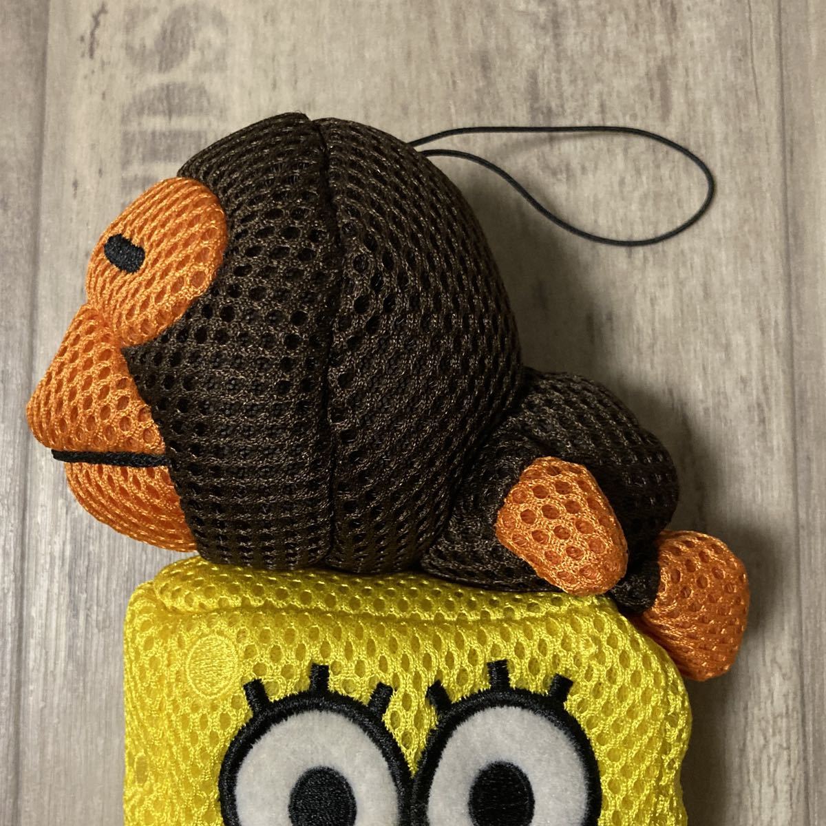 ★新品★ スポンジボブ × マイロ ビッグ ストラップ a bathing ape BAPE spongebob milo strap エイプ ...