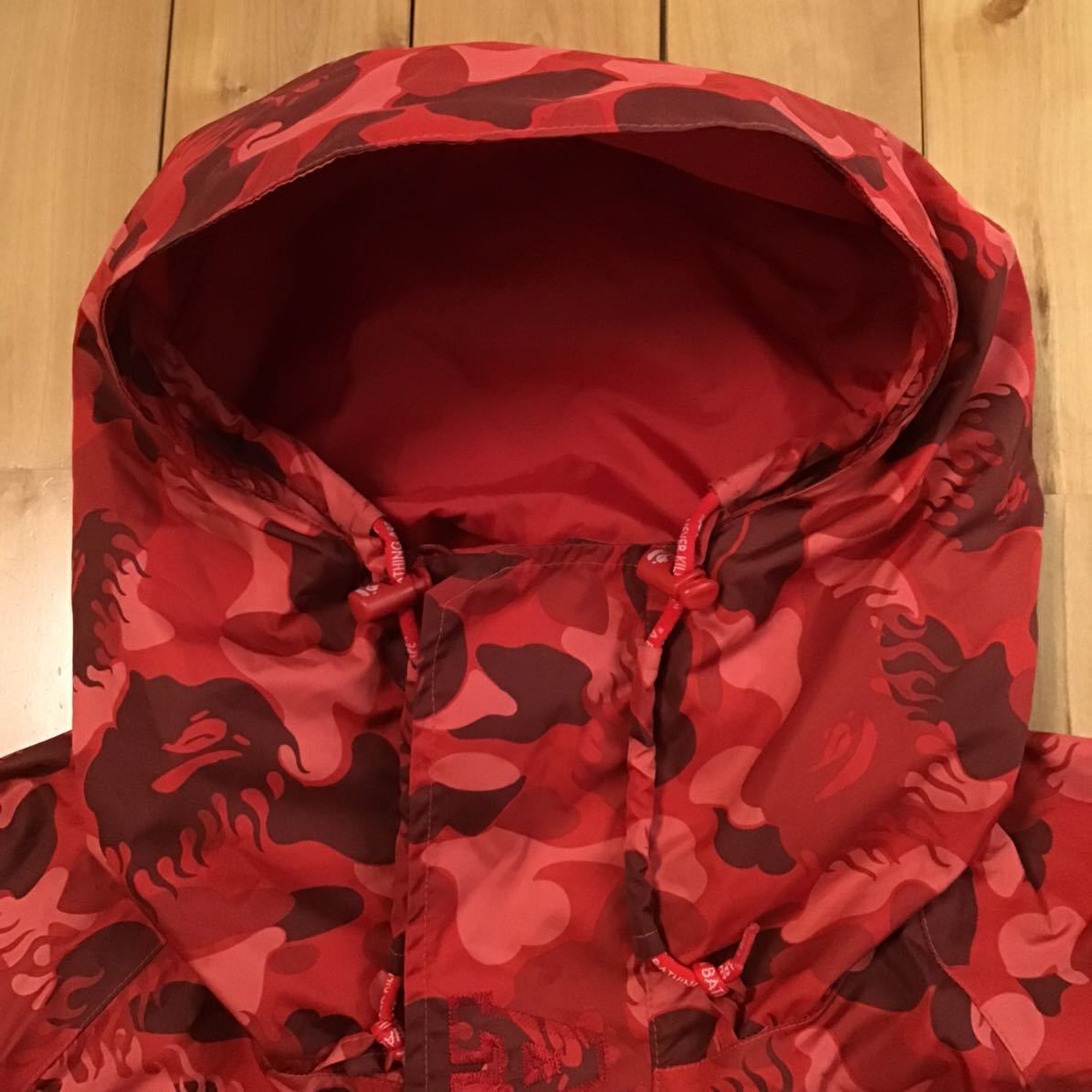 Fire camo スノボジャケット Lサイズ a bathing ape BAPE snow board jacket エイプ ベイプ ...