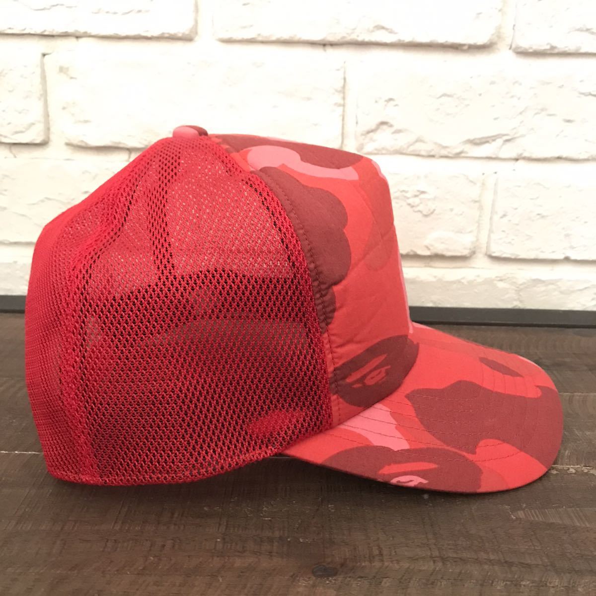 ★激レア★ pharrell camo メッシュ キャップ BAPE NERD a bathing ape エイプ ベイプ キャップ nigo ...