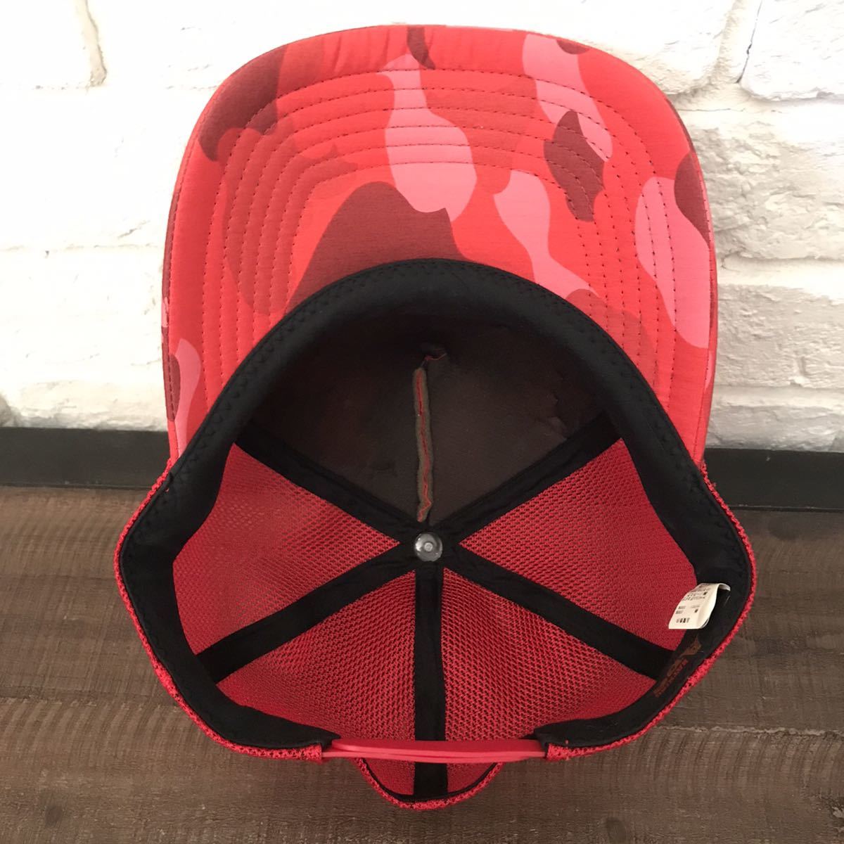 ★激レア★ pharrell camo メッシュ キャップ BAPE NERD a bathing ape エイプ ベイプ キャップ nigo ...