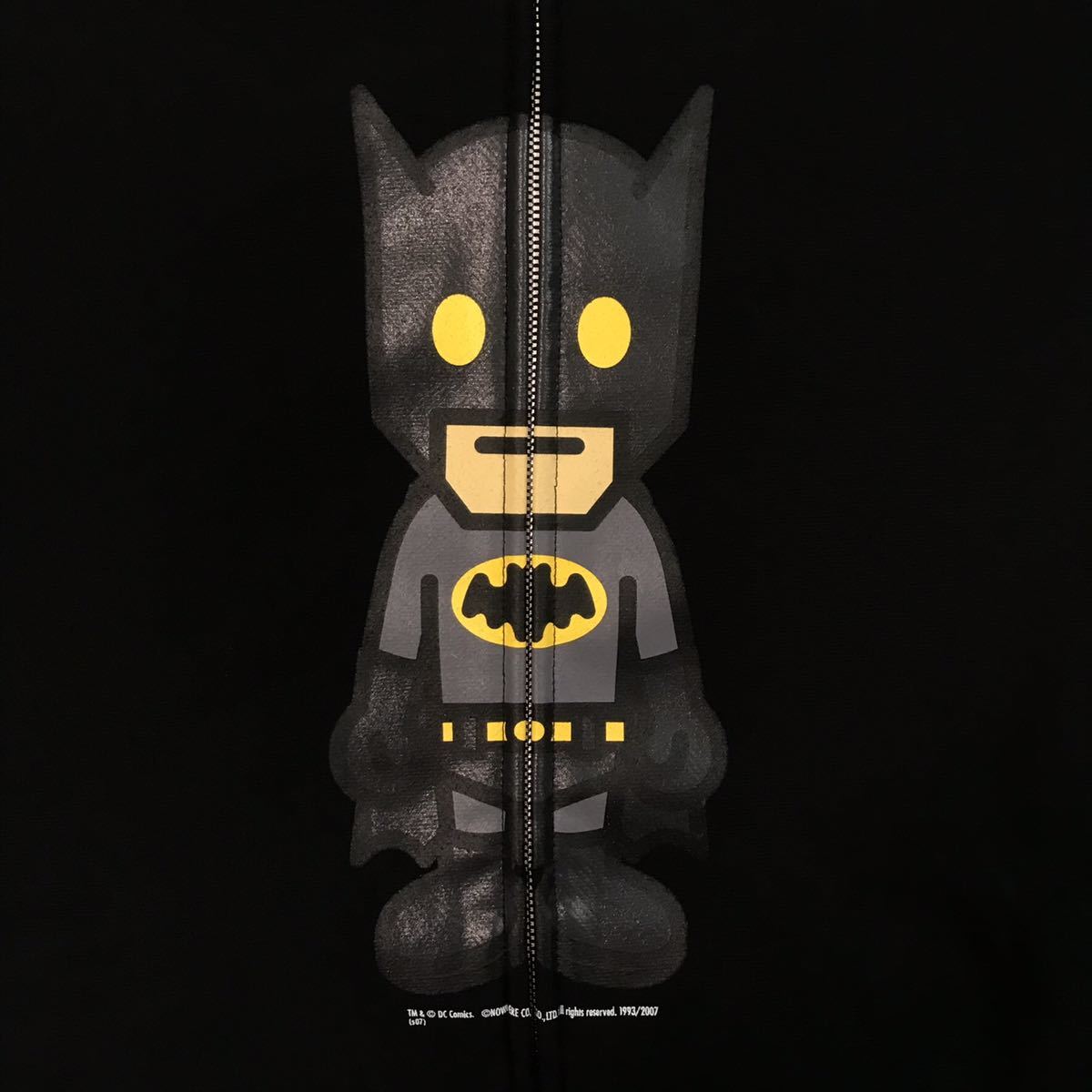 ★新品★ DC Comics × BAPE Batman フルジップ パーカー Lサイズ black a bathing ape hoodie ...