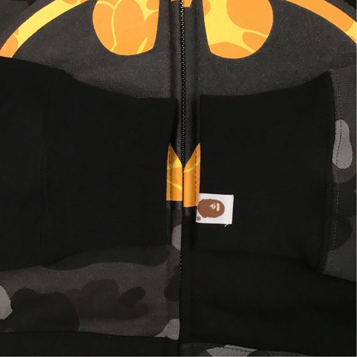 ★新品★ DC comics × BAPE BATMAN パーカー Lサイズ a bathing ape full zip hoodie エイ ...
