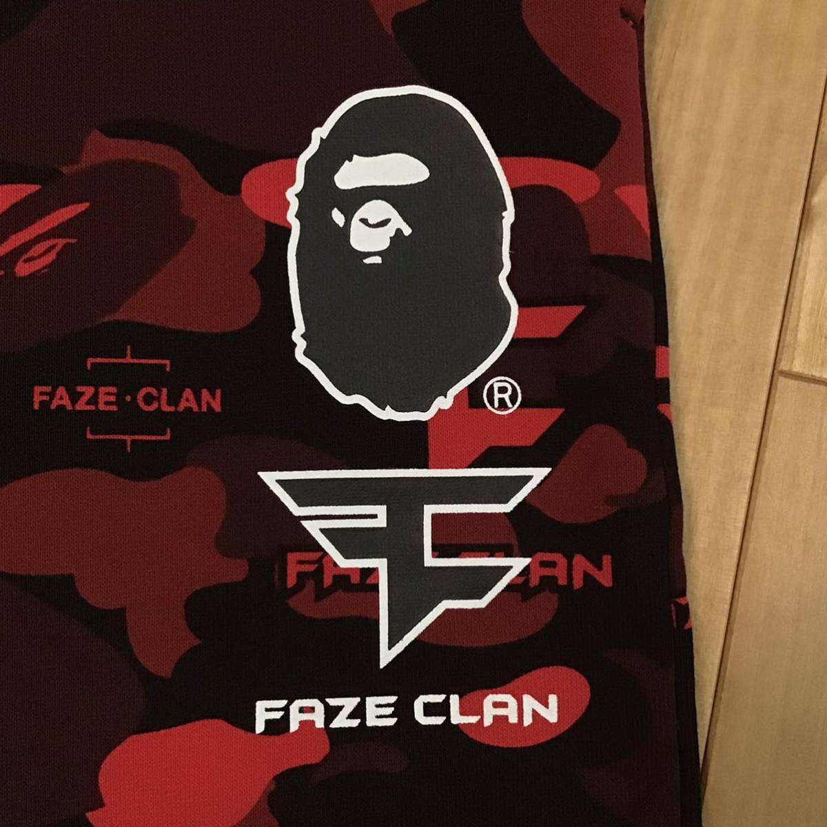 ★新品★ FAZE CLAN BAPE camo スウェットパンツ Mサイズ a bathing ape sweat pants エイプ ベ ...