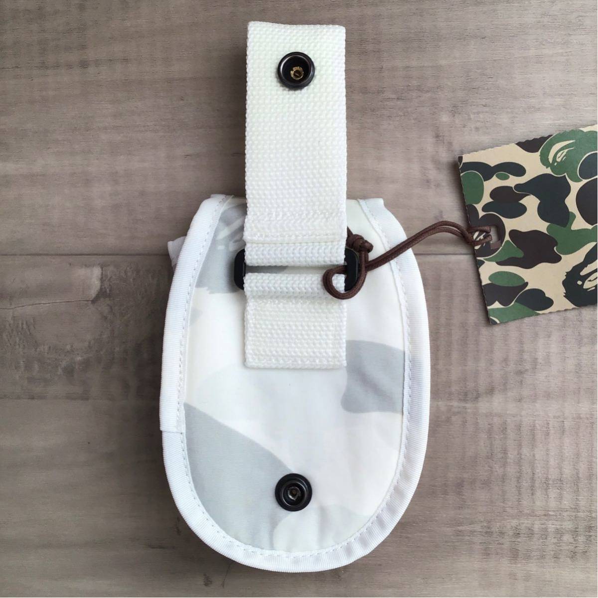 ★新品★ white camo ポーチ a bathing ape BAPE pouch エイプ ベイプ アベイシングエイプ ホワイト 迷彩 ...