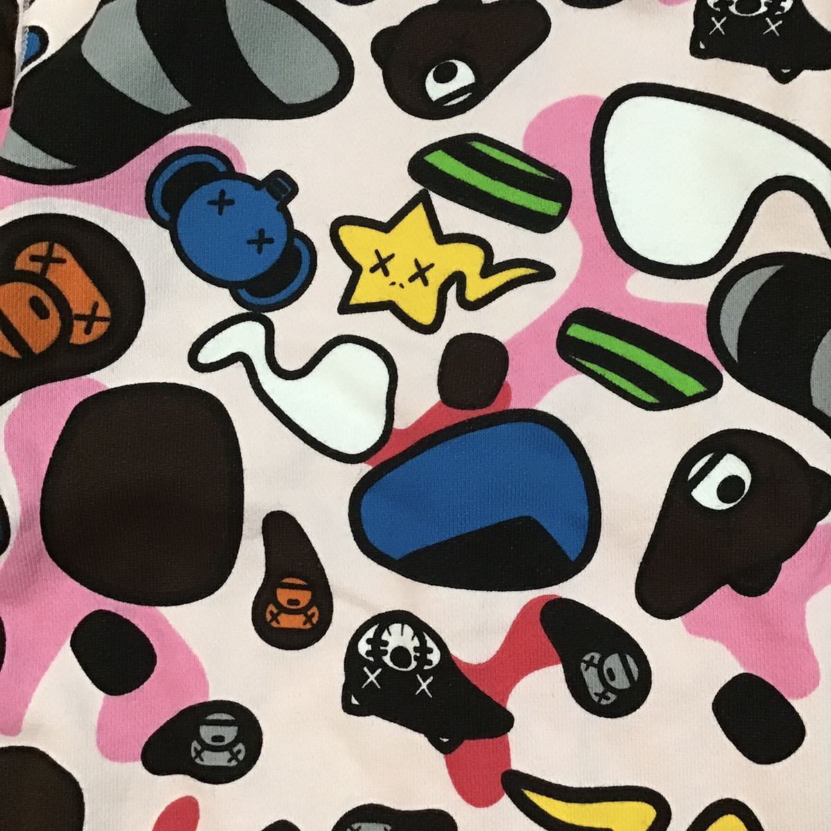 BAPE × KAWS MILO animal kingdom パーカー KIDS 110サイズ カウズ a bathing ape zip ...