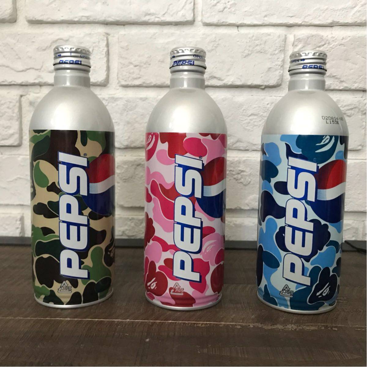 ★激レア★ bape × pepsi ボトル缶 ペプシ コーラ ABCカモ エイプ ベイプ アベイシングエイプ 缶 cola ABC camo ...