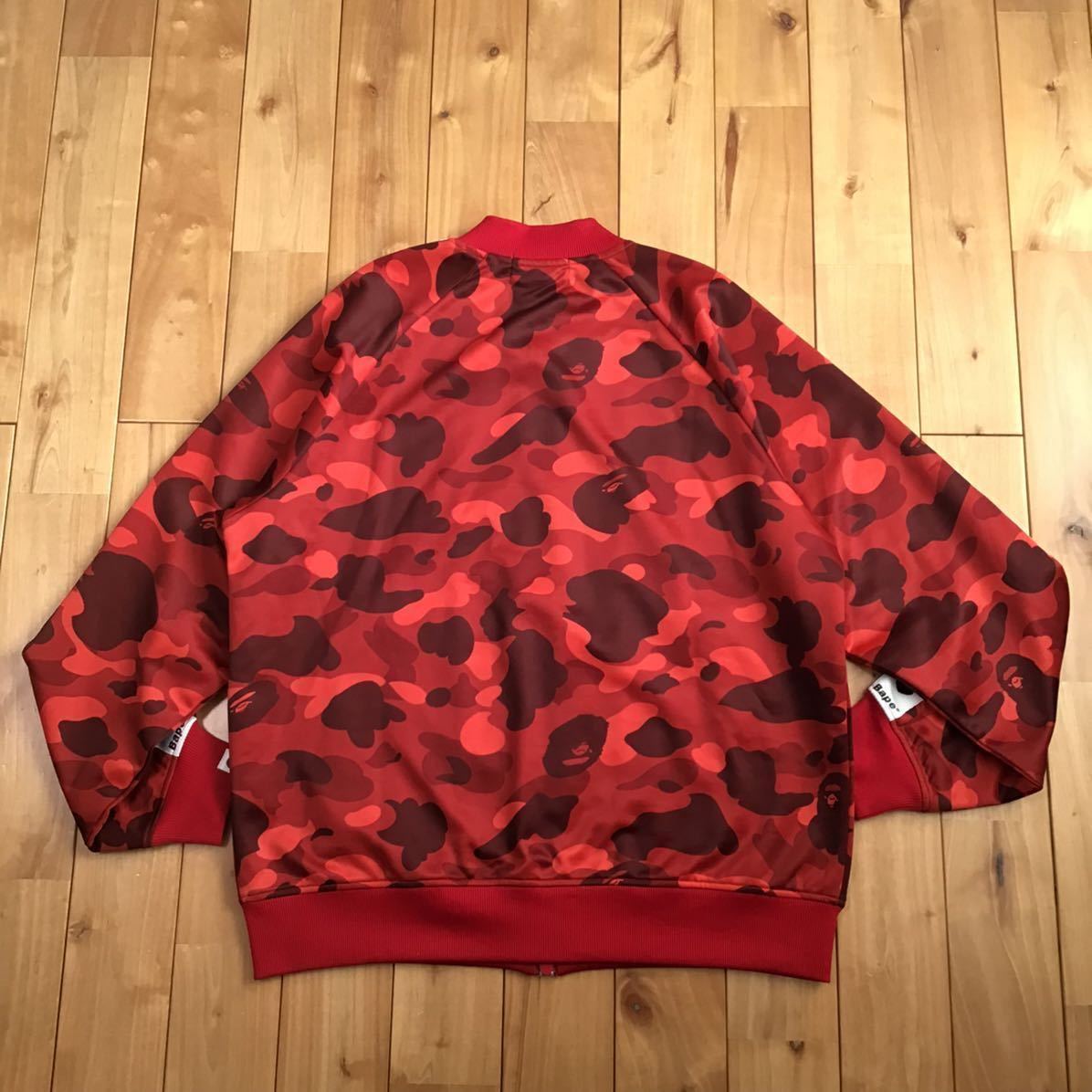 Red camo JERSEY track jacket Mサイズ a bathing ape BAPE ジャージ エイプ ベイプ アベイ ...