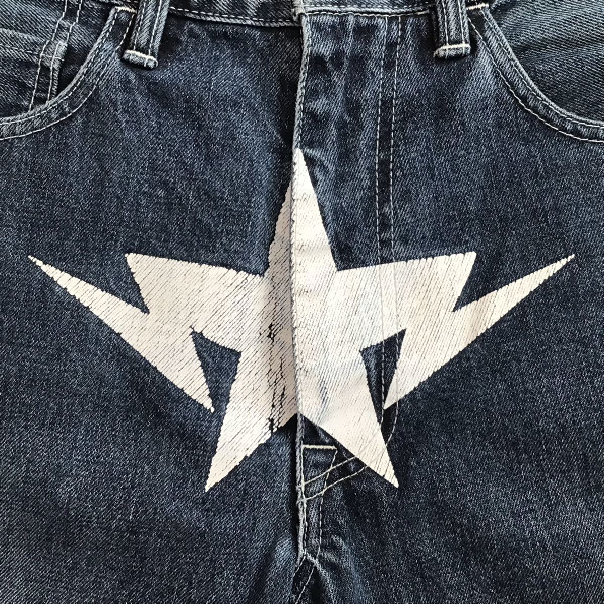BAPE TWIN STA Denim Pants Mサイズ a bathing ape BAPESTA デニム エイプ STAR ベイプ アベイシングエイプ i1275 | All ...