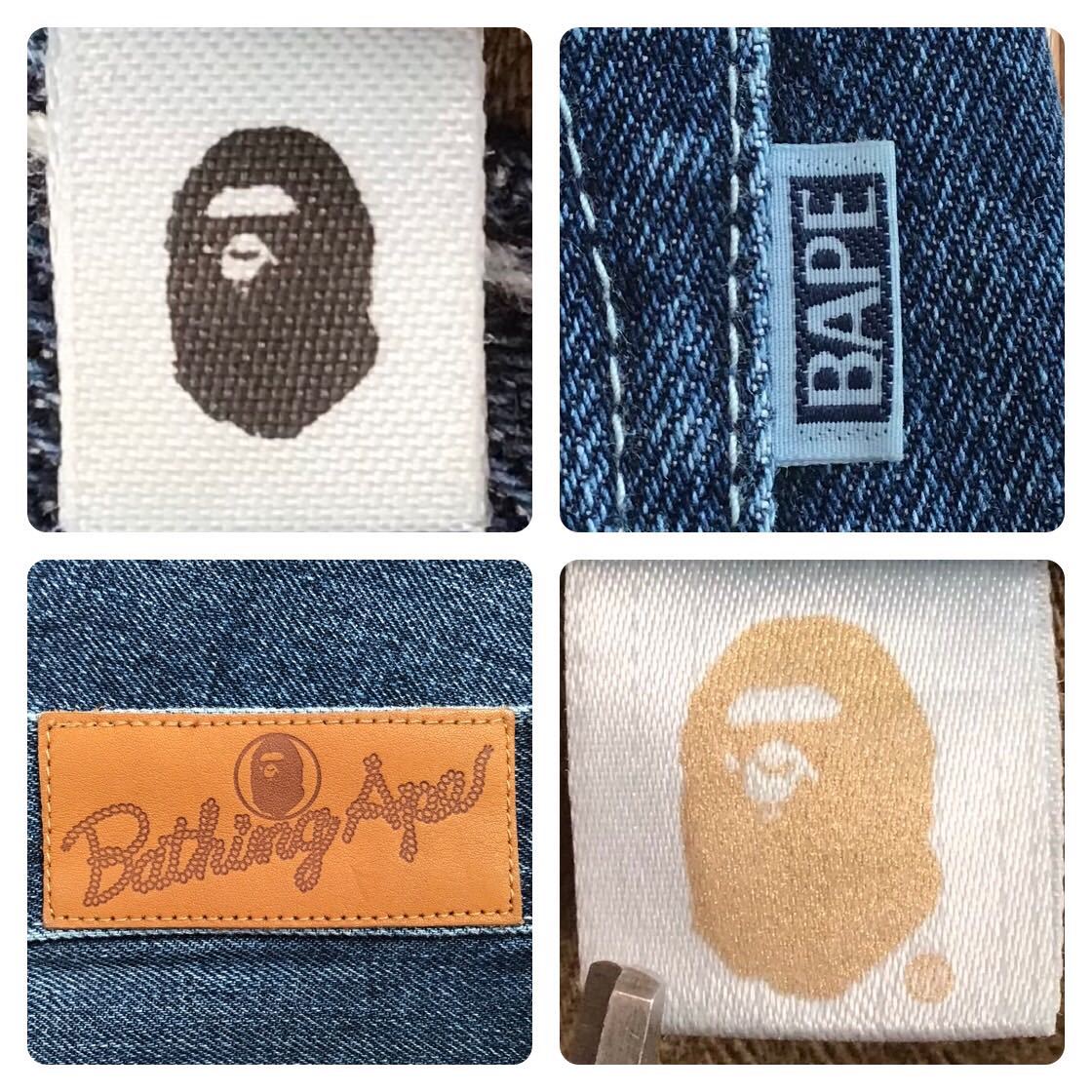 BAPE TWIN STA Denim Pants Mサイズ a bathing ape BAPESTA デニム エイプ STAR ベイプ ...