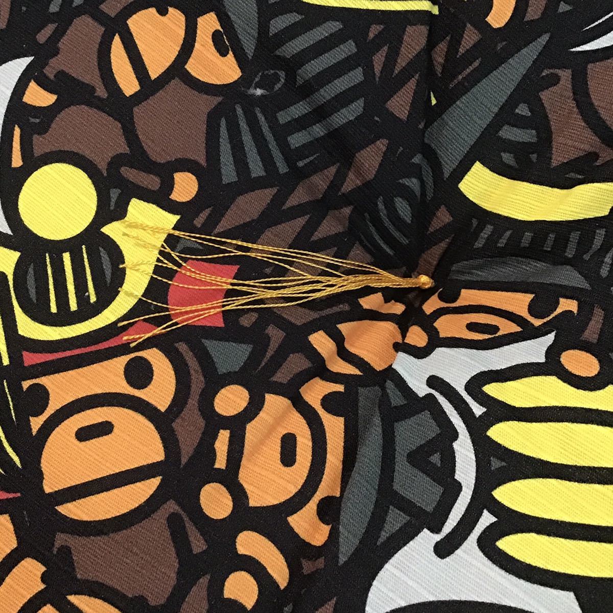 ★新品★ BAPE SAMURAI MILO JAPANESE CUSHION a bathing ape サムライ 侍 マイロ クッション ...