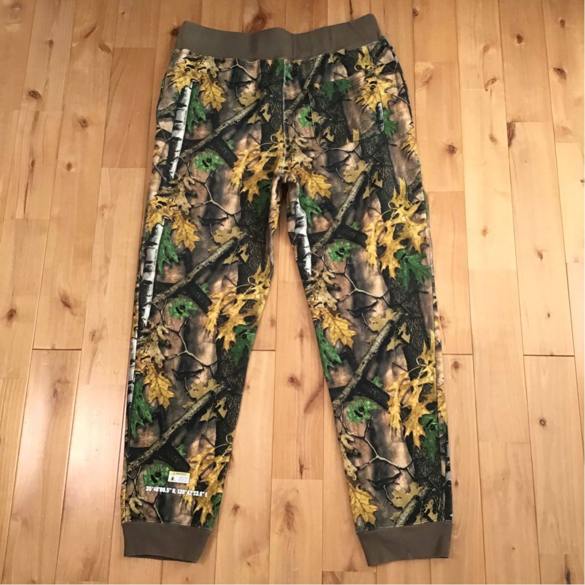 ★XL★ Forest camo スウェットパンツ a bathing ape BAPE camo エイプ ベイプ アベイシングエイプ 迷彩 ...