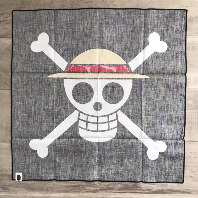 ★新品★ ルフィ 海賊旗 バンダナ luffy flag mark bandana one piece ワンピース a bathing ape ...