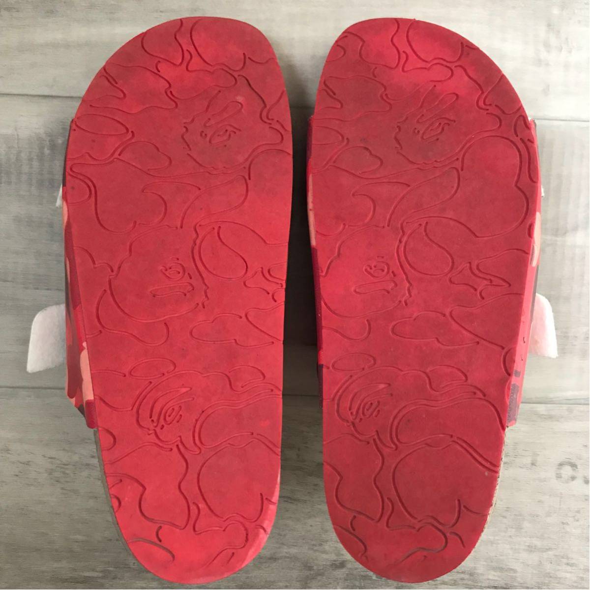 ★ムック限定★ fire camo サンダル a bathing ape bape sandals エイプ ベイプ ファイヤーカモ mook ...