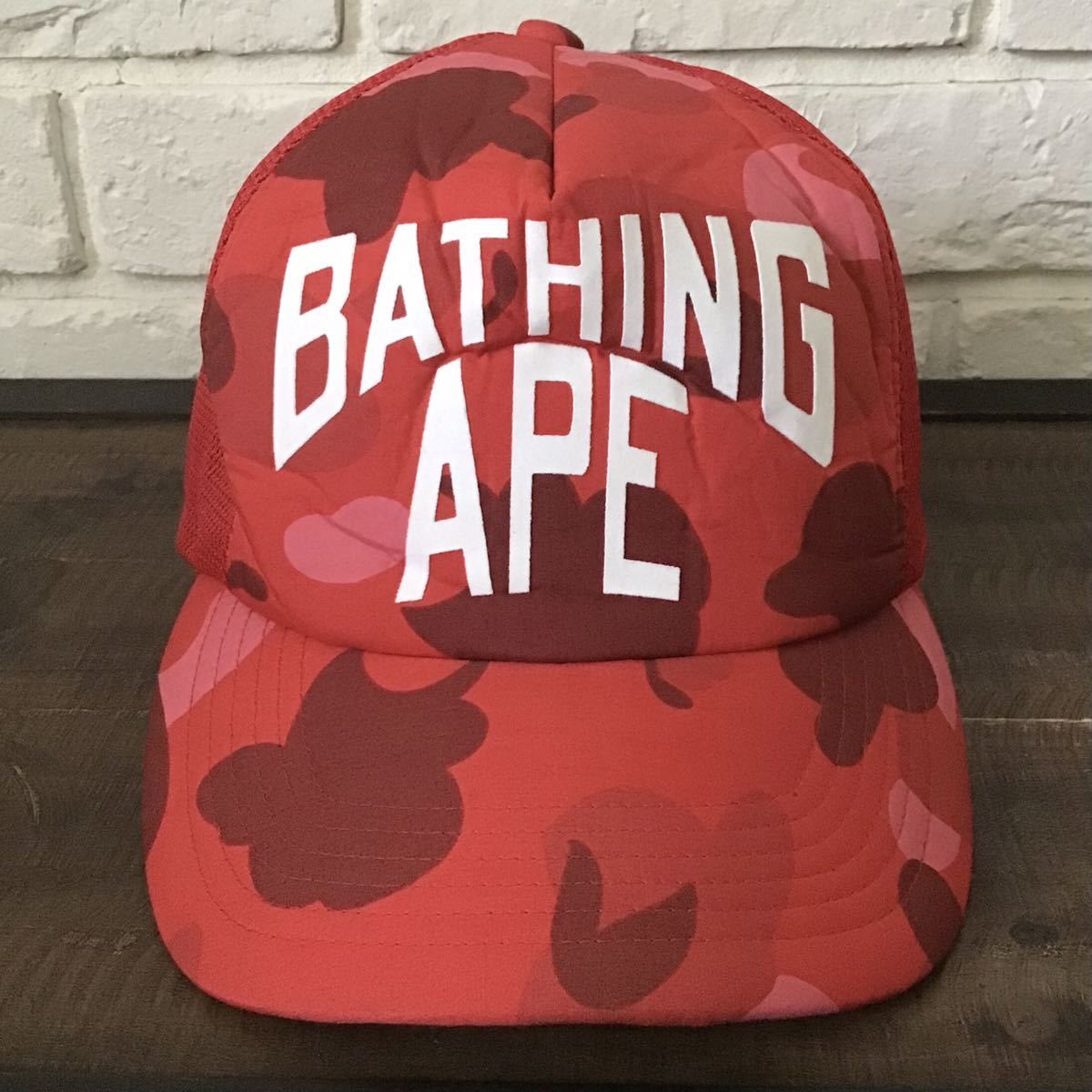 ★新品★ 初期 Pharrell camo NYC LOGO メッシュ キャップ a bathing ape BAPE 帽子 エイプ ベイプ ...