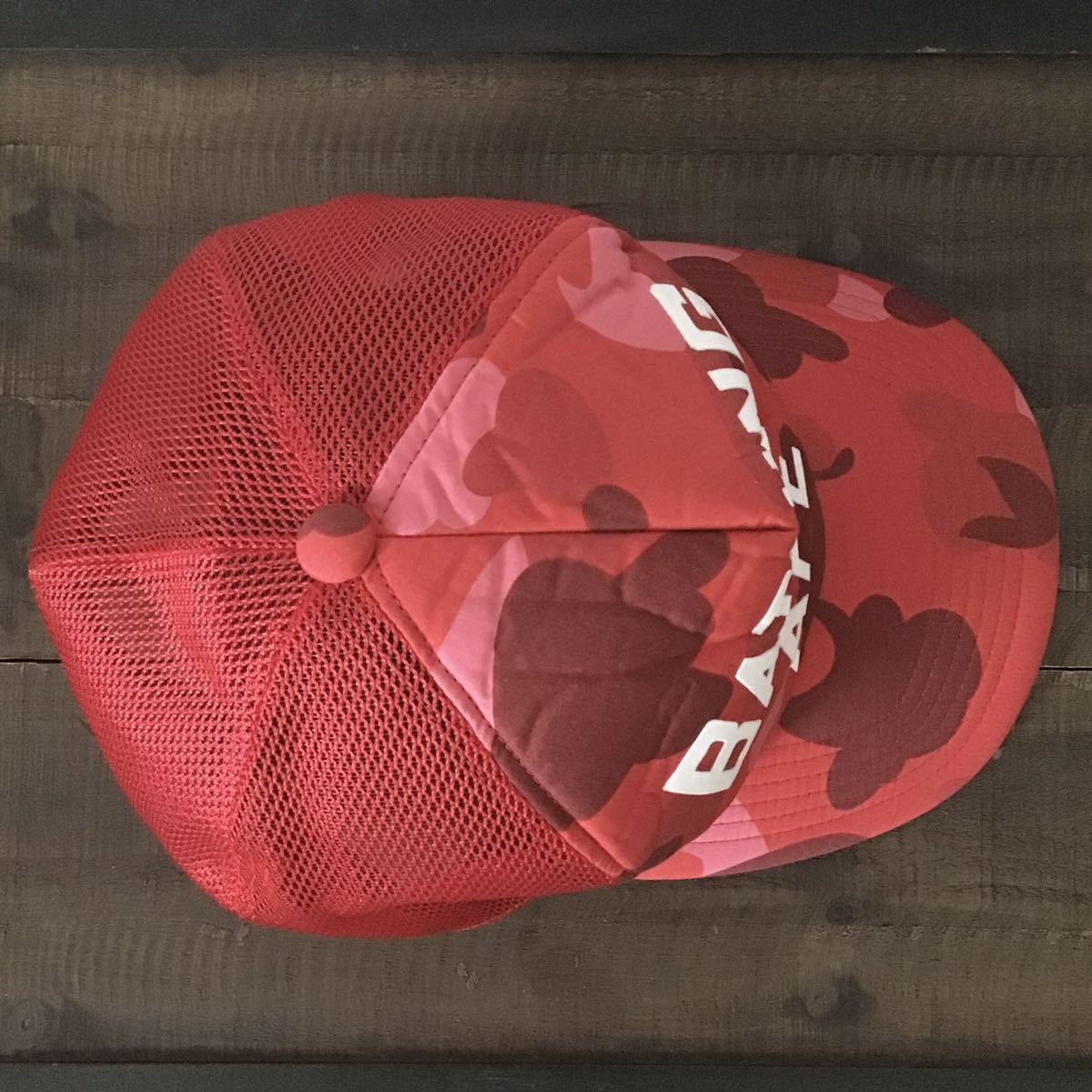 ★新品★ 初期 Pharrell camo NYC LOGO メッシュ キャップ a bathing ape BAPE 帽子 エイプ ベイプ ...