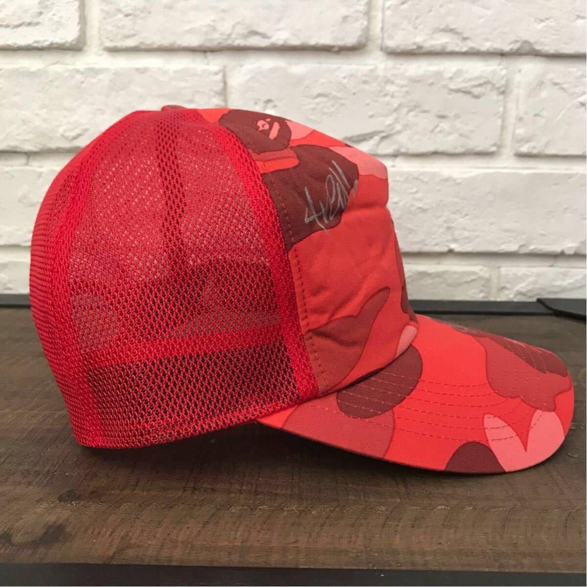 ★pharrellサイン入り★ N.E.R.D × BAPE cap NERD BBC pharrell camo THE NEPTUNES ...