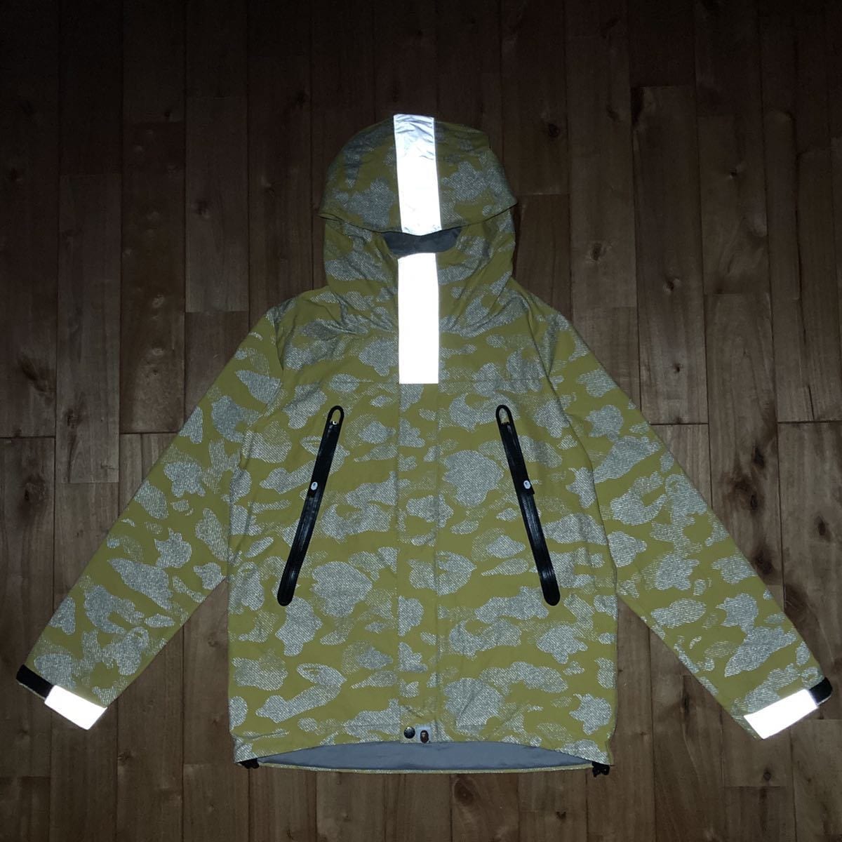 Reflective camo スノボジャケット Sサイズ a bathing ape BAPE snow board jacket エイプ ...