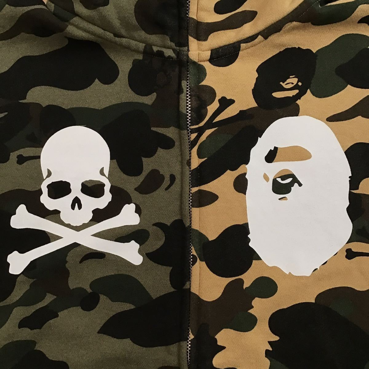 ★伊勢丹限定★ mastermind vs BAPE パーカー Sサイズ mmj camo a bathing ape skull ...