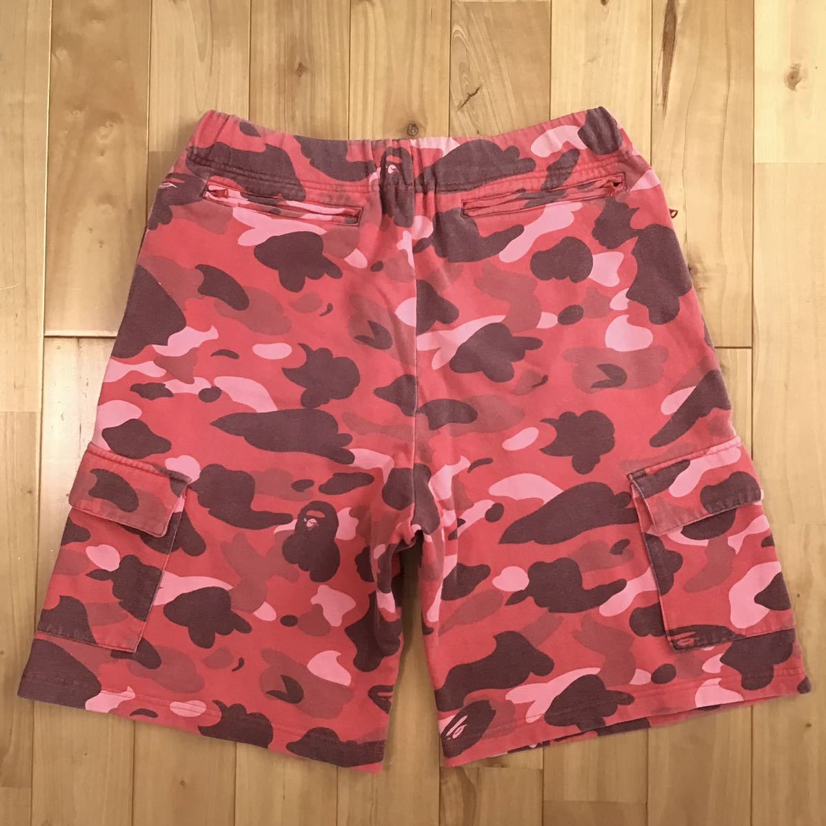★初期★ Pharrell camo スウェット カーゴ ハーフパンツ Mサイズ a bathing ape BAPE shorts ショーツ ...