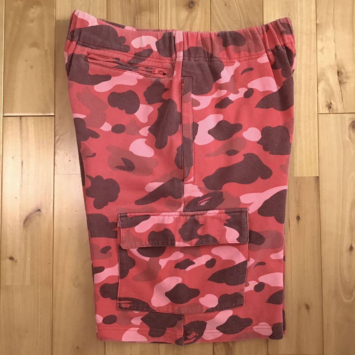 ★初期★ Pharrell camo スウェット カーゴ ハーフパンツ Mサイズ a bathing ape BAPE shorts ショーツ ...