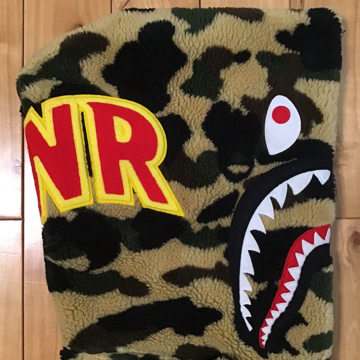 ボア シャーク パーカー Lサイズ BOA shark full zip hoodie a bathing ape BAPE camo エイプ ...