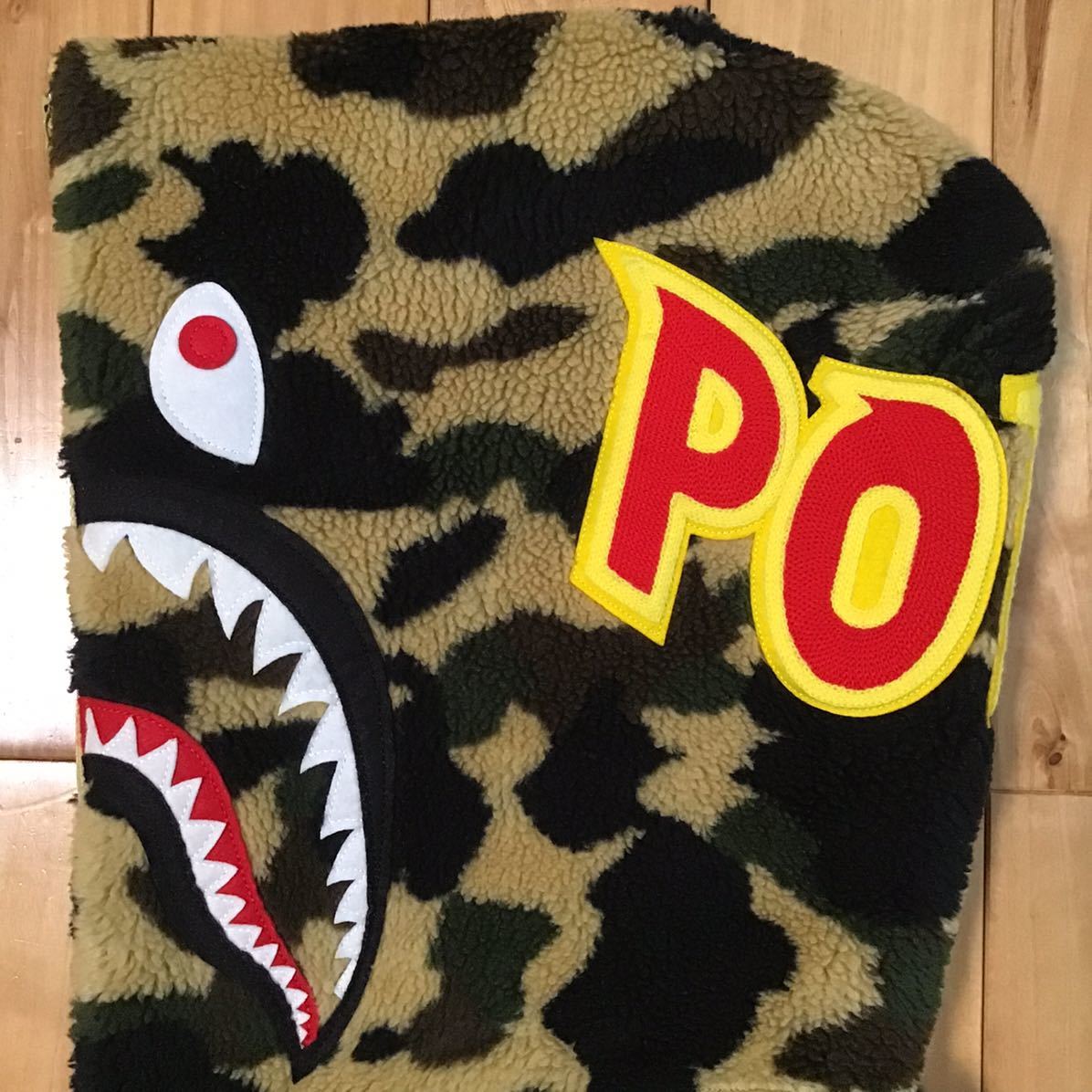ボア シャーク パーカー Lサイズ BOA shark full zip hoodie a bathing ape BAPE camo エイプ ...