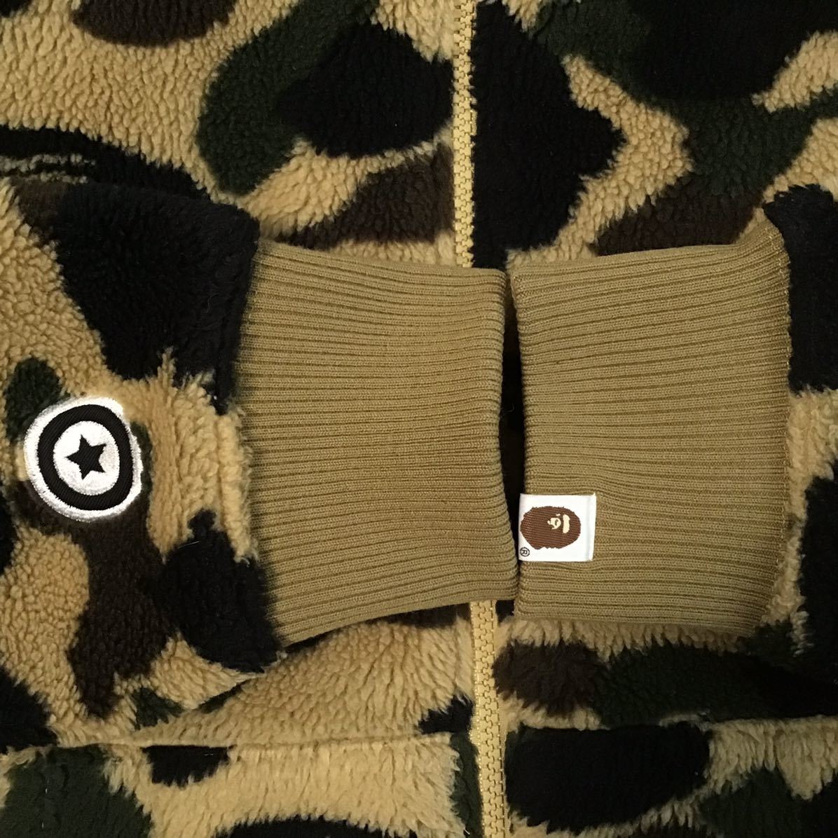 ボア シャーク パーカー Lサイズ BOA shark full zip hoodie a bathing ape BAPE camo エイプ ...