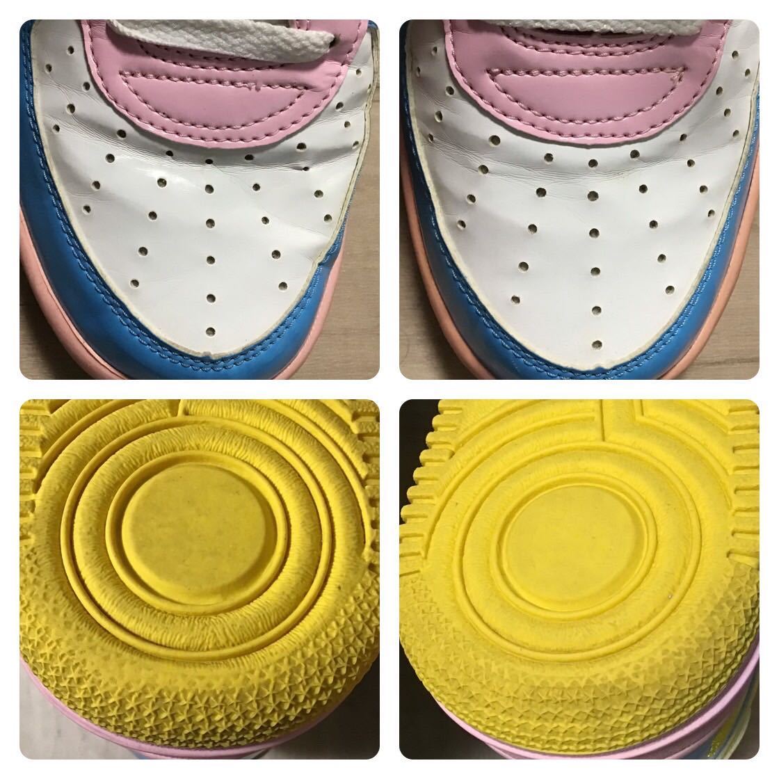Cotton candy color BAPESTA エナメル スニーカー 27.5cm US9.5 a bathing ape BAPE ...