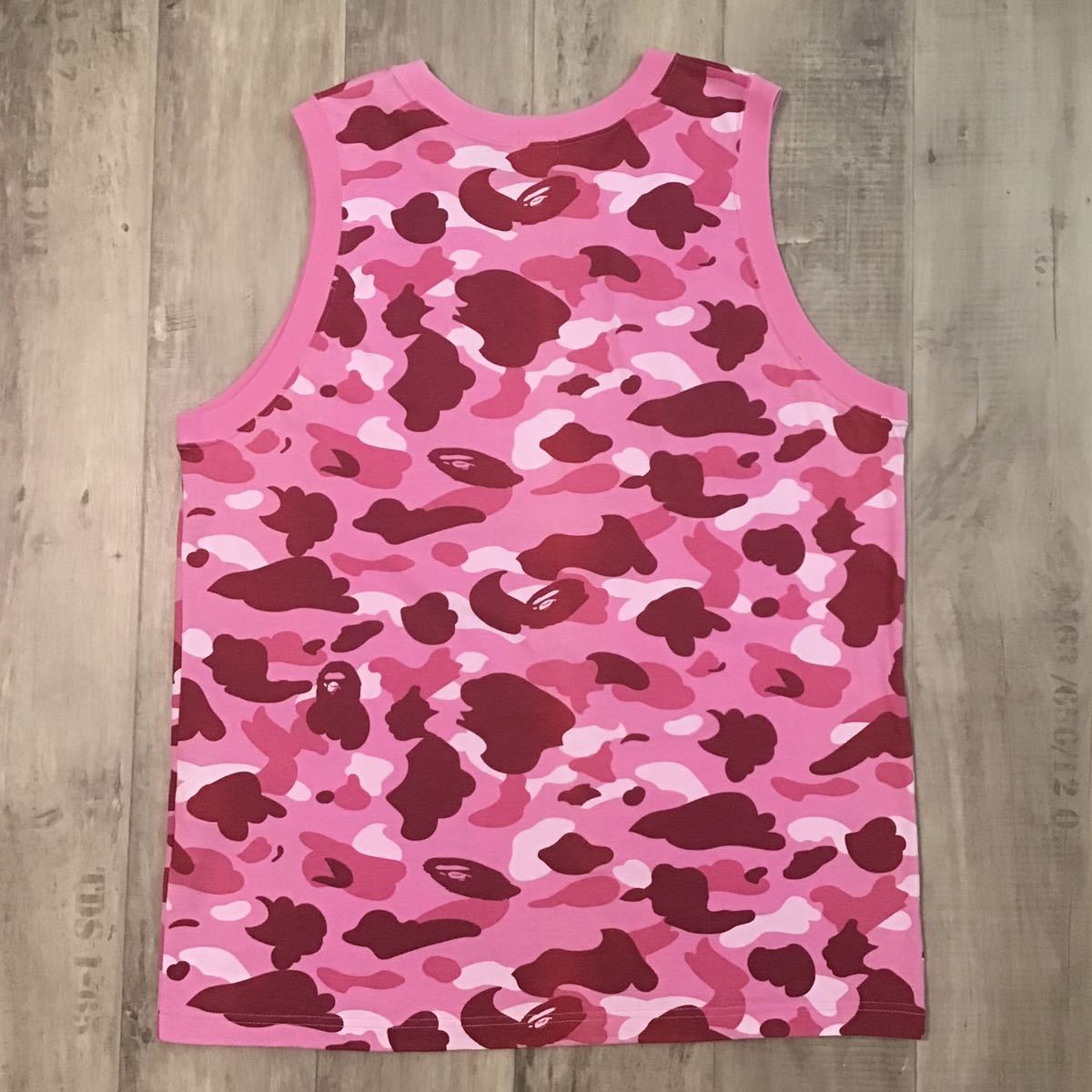 ★XL★ Pink camo タンクトップ a bathing ape BAPE エイプ ベイプ アベイシングエイプ 迷彩 tank top ...