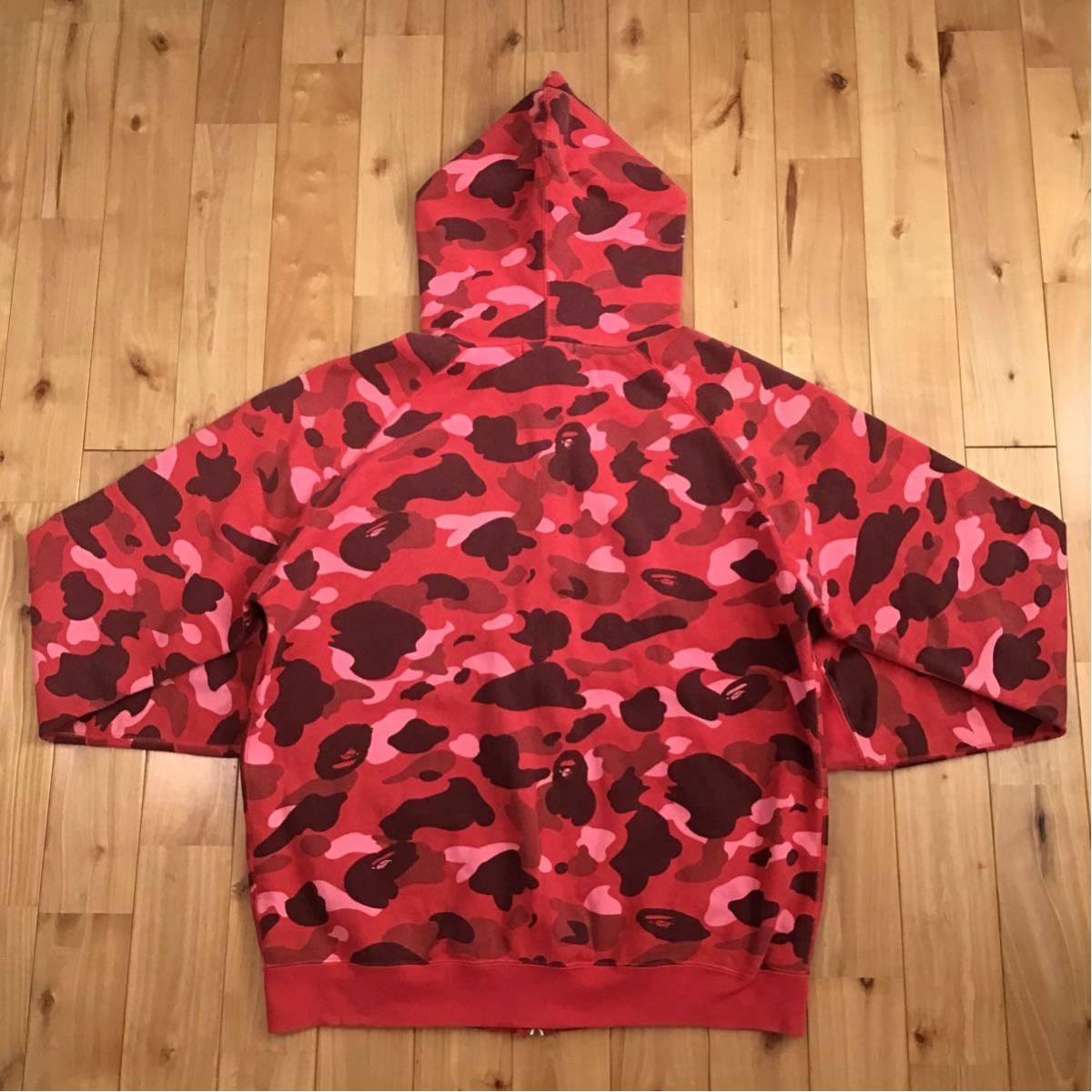 ★初期★ Pharrell camo フルジップ パーカー Lサイズ a bathing ape bape full zip hoodie ...