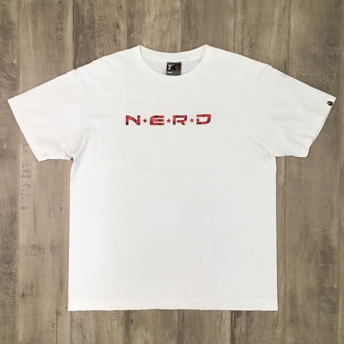 ★XL★ N.E.R.D × BAPE Tシャツ a bathing ape NERD pharrell camo THE NEPTUNES ...