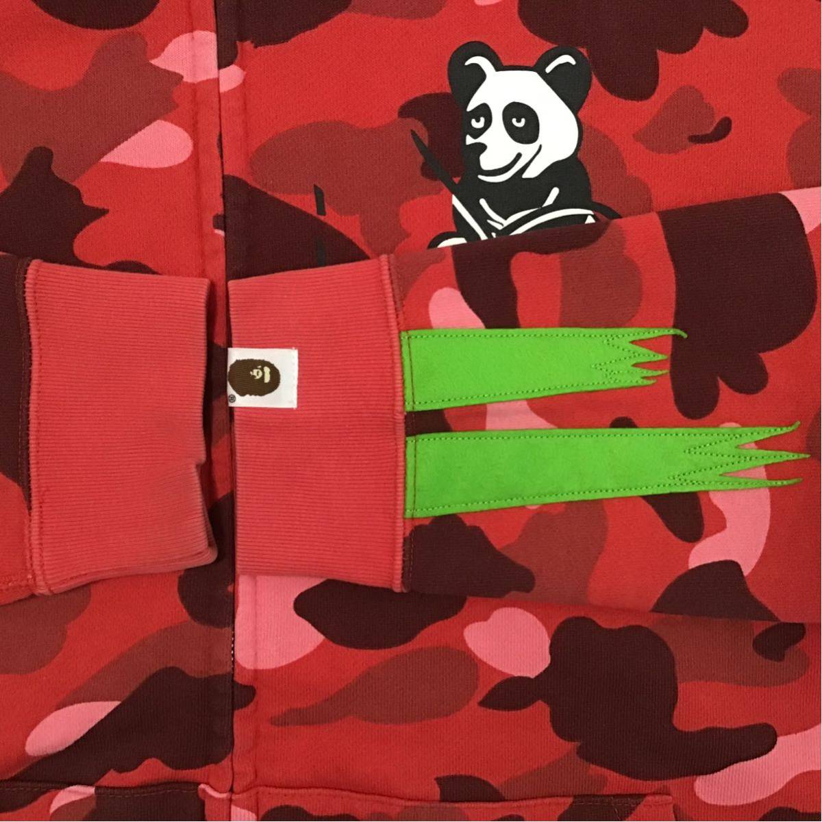 ★NFS限定★ pharrell camo パンダ パーカー Mサイズ panda full zip hoodie a bathing ape ...
