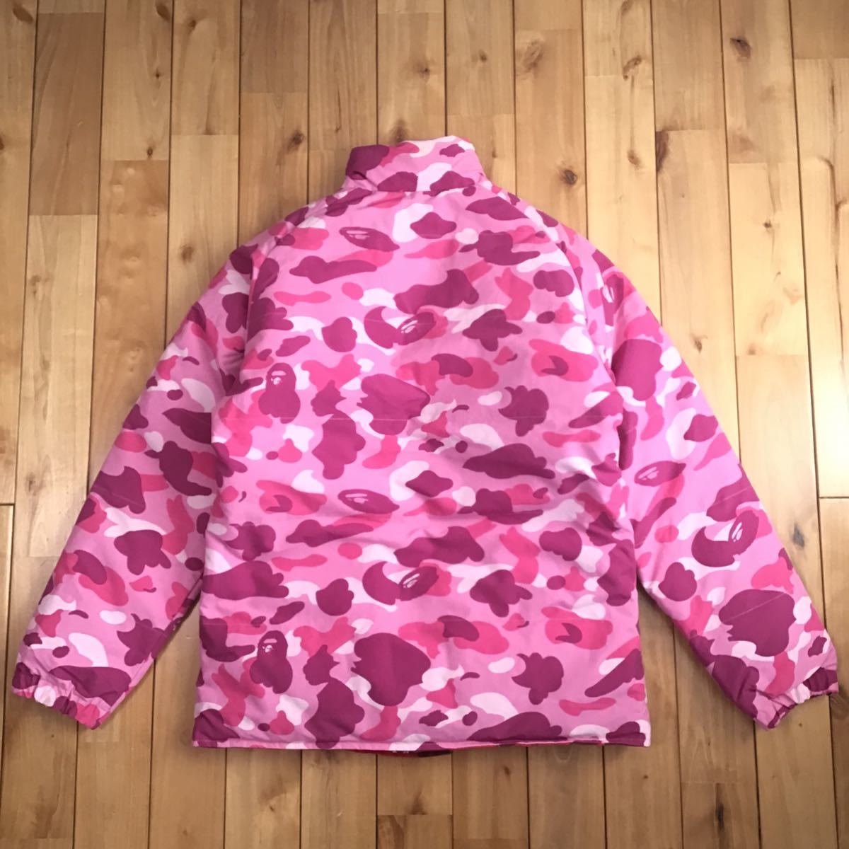 ★リバーシブル★ ダウンジャケット Sサイズ pharrell camo × pink camo a bathing ape BAPE エイプ ...