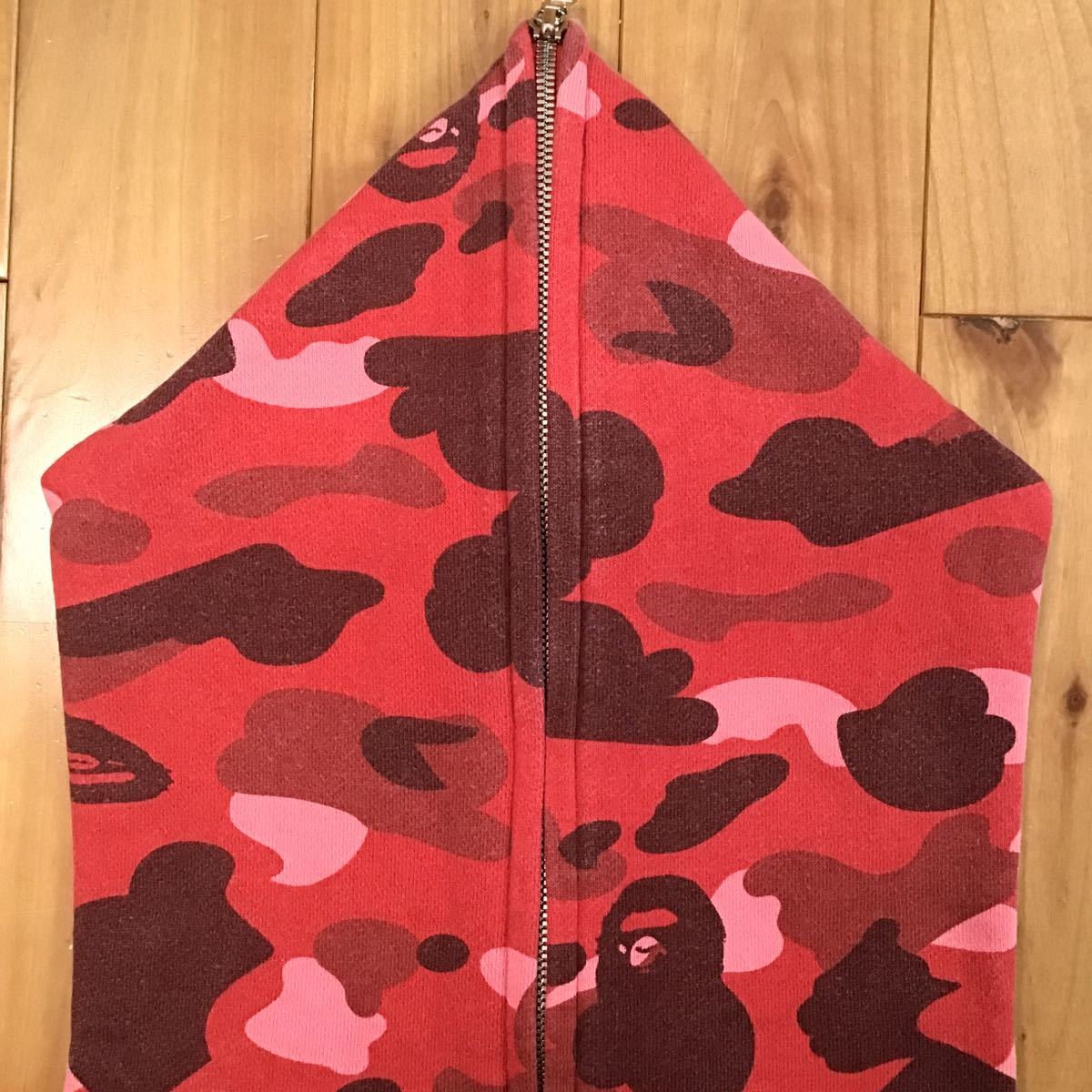 ★初期★ Pharrell camo フルジップ パーカー Lサイズ a bathing ape bape full zip hoodie ...