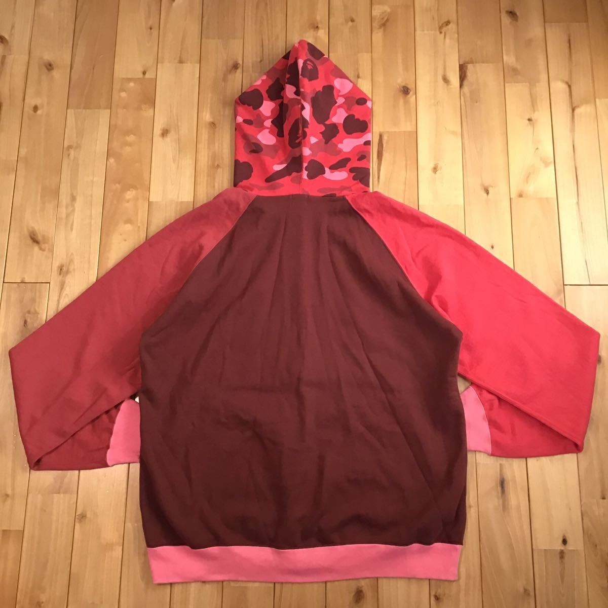 ★XL★ Pharrell camo クレイジー パーカー a bathing ape BAPE full zip hoodie crazy ...