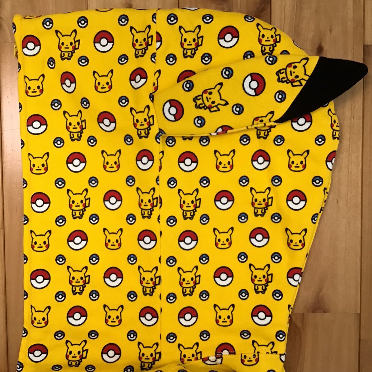★美品★ ポケモン × BAPE フルジップ パーカー Lサイズ a bathing ape pokemon full zip hoodie ...