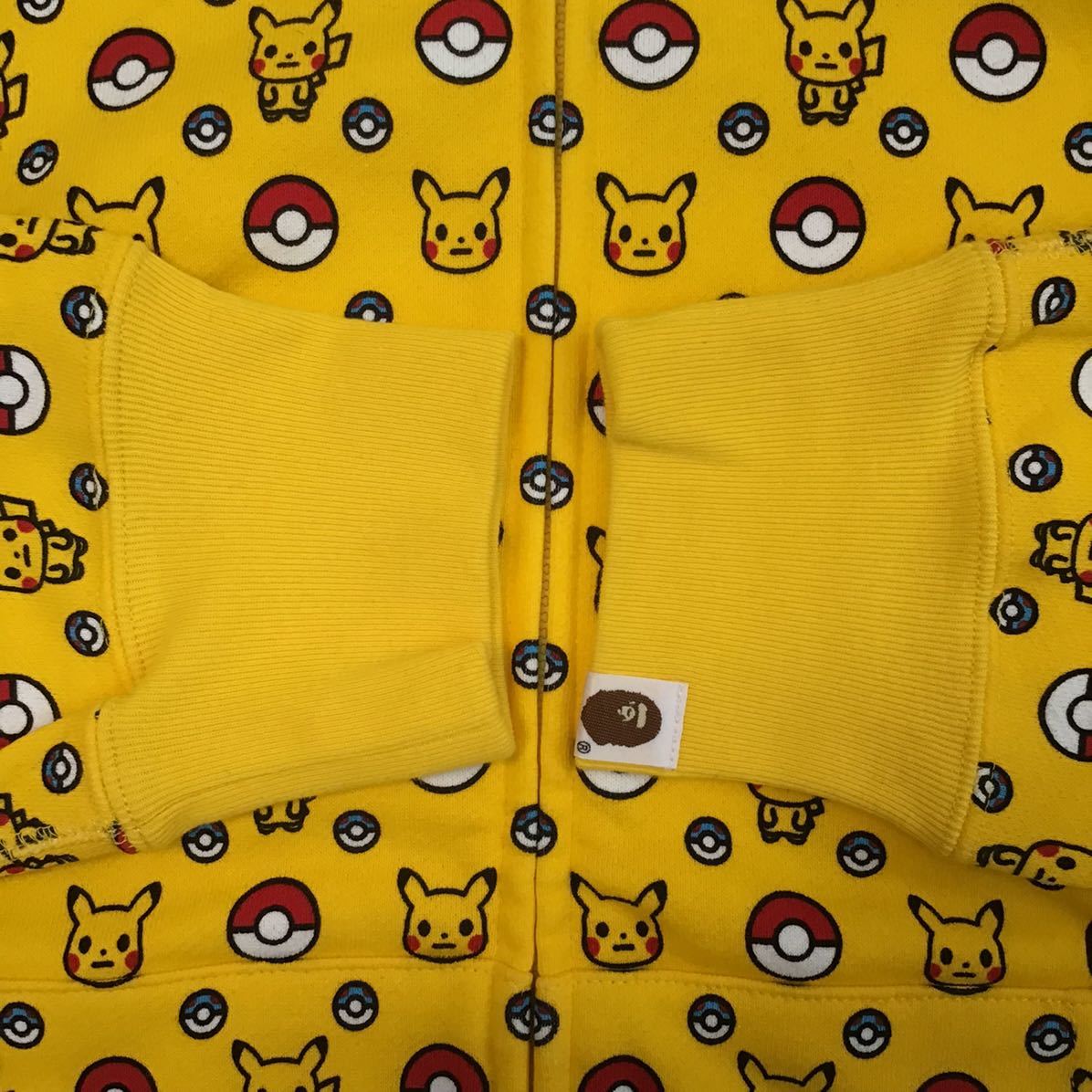 ★美品★ ポケモン × BAPE フルジップ パーカー Lサイズ a bathing ape pokemon full zip hoodie ...