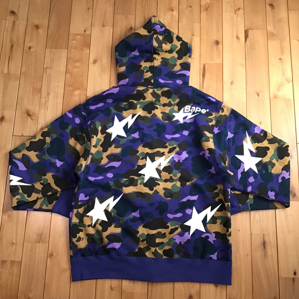 ★XL★ HERON PRESTON × BAPE camo シャーク パーカー shark full zip hoodie a ...
