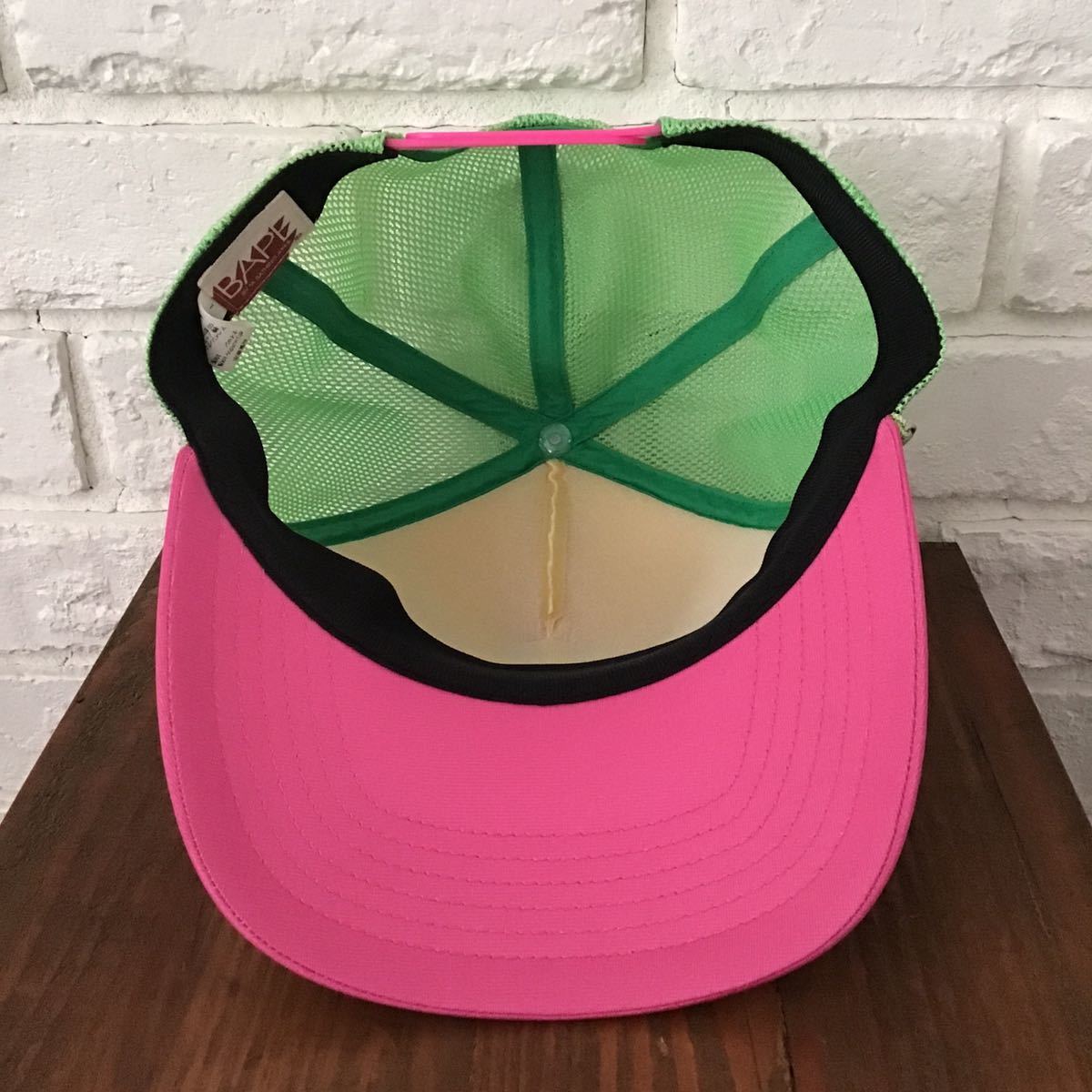 スワロフスキー Baby Milo logo メッシュ キャップ a bathing ape bape マイロ trucker hat cap ...