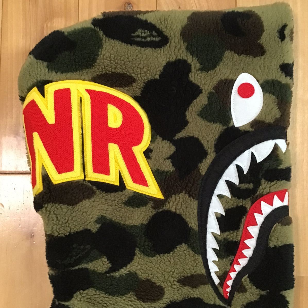 ボア シャーク パーカー Mサイズ BOA shark full zip hoodie a bathing ape BAPE camo エイプ ...